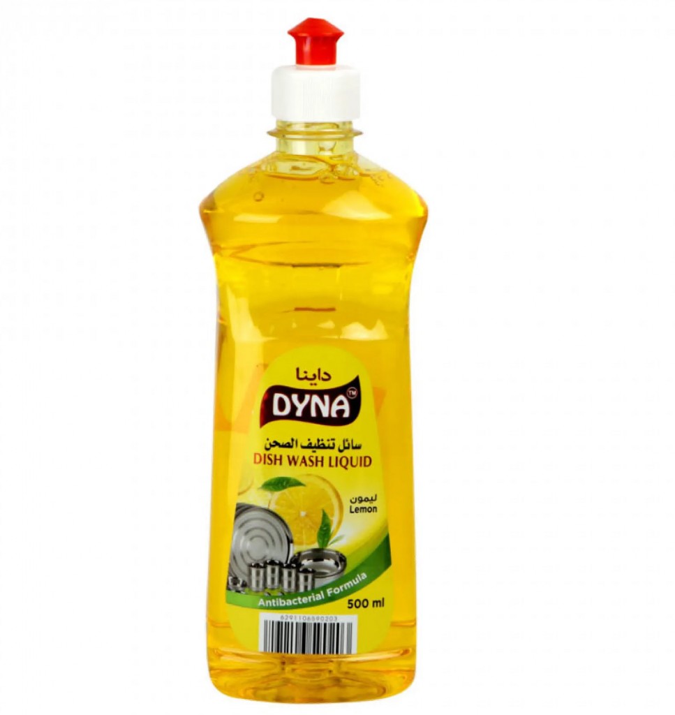 Dyna Dish Wash Lemon 500Ml | Seven Emirates Supermarket LLC