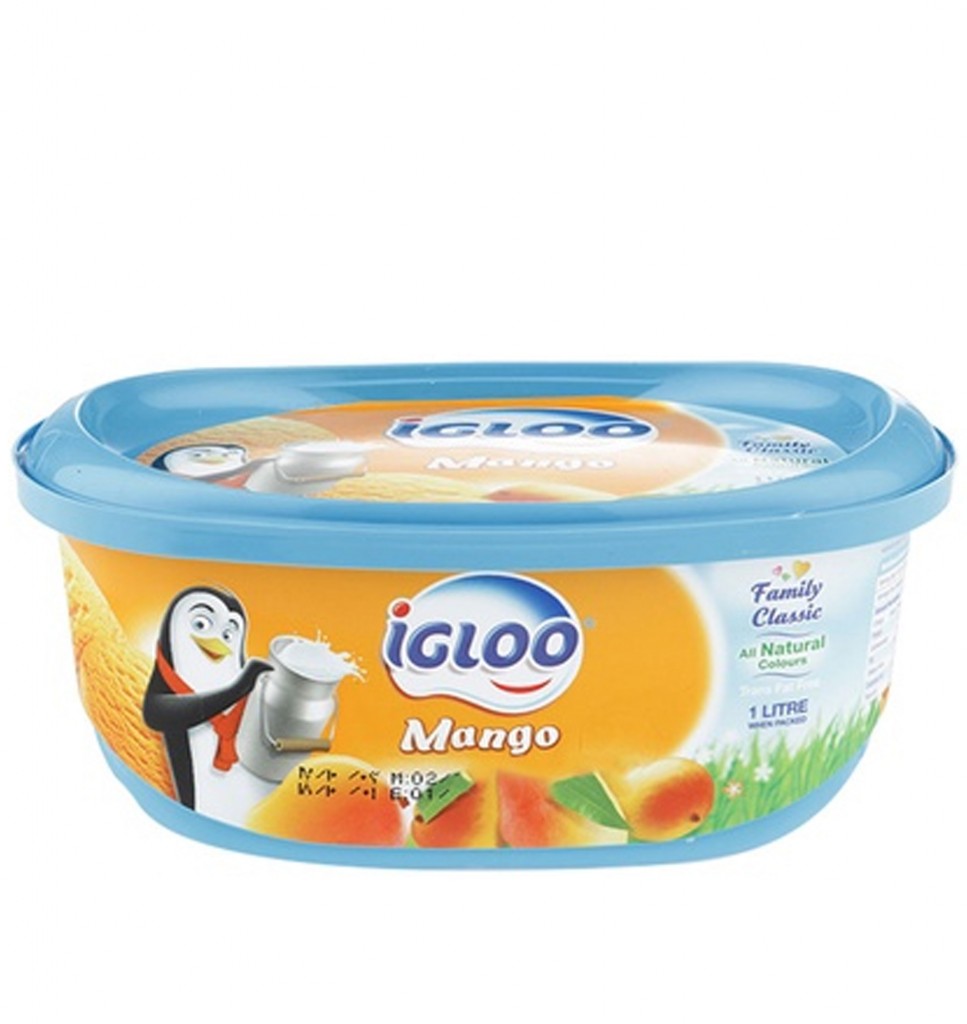 Igloo Ice Cream 1 Ltr Mango | Seven Emirates Supermarket LLC