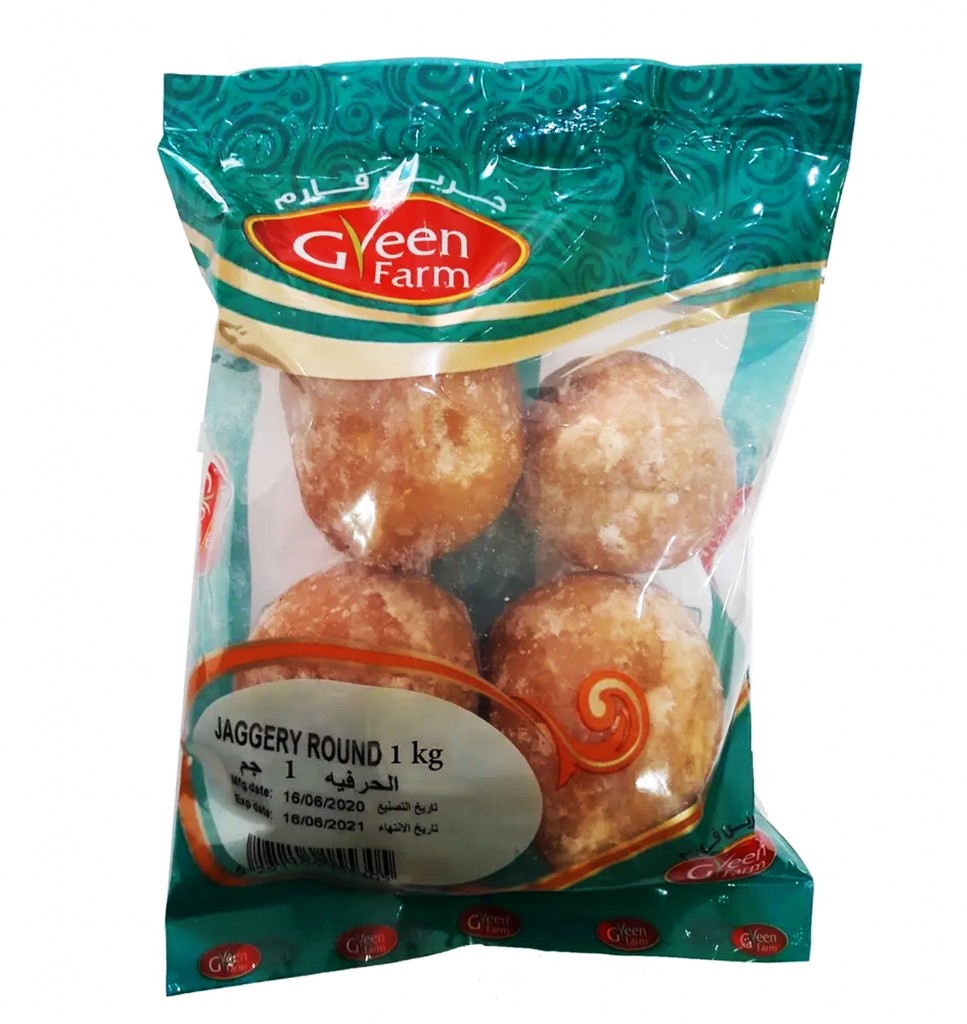 Green Farm Jaggary Round 1Kg | Seven Emirates Supermarket LLC