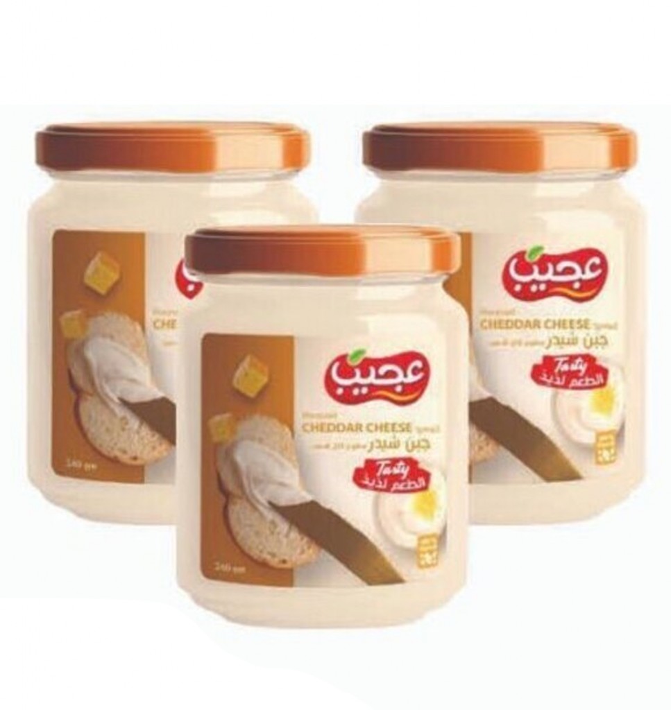 Ajeeb Cheddar Cheese 240 Gm( 3X240) | Seven Emirates Supermarket LLC