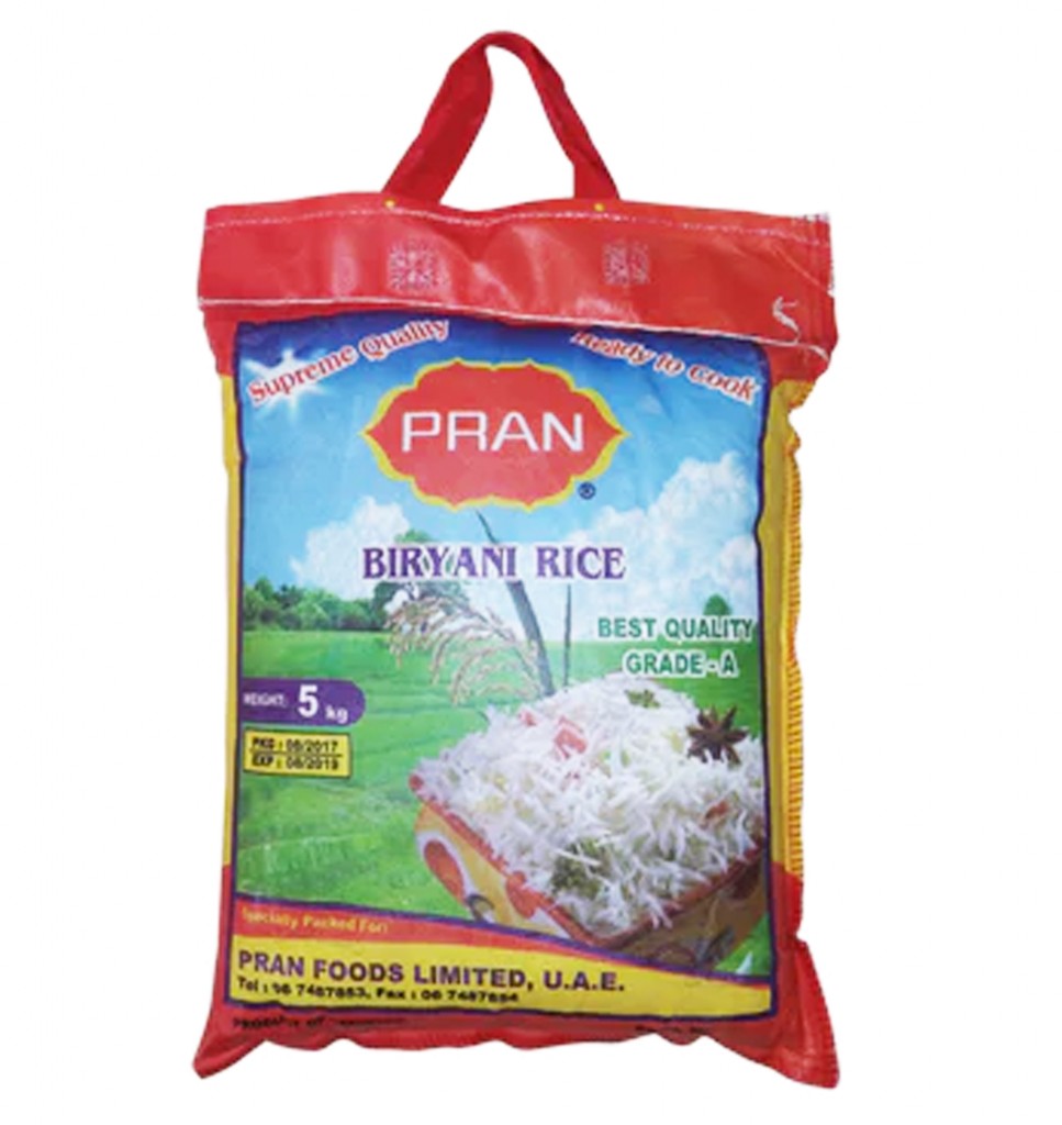 Pran Biryani Rice 5Kg | Seven Emirates Supermarket LLC