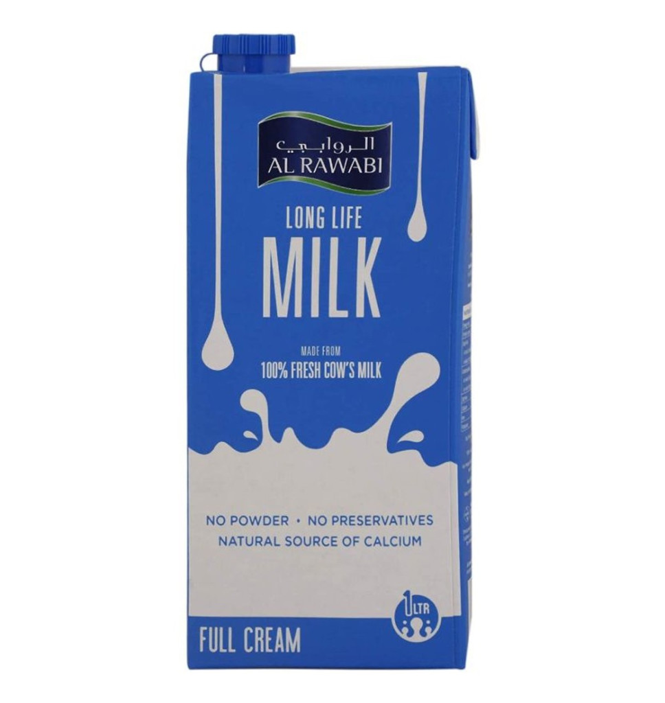 Al Rawabi Full Cream Uht Milk 1 Ltr | Seven Emirates Supermarket LLC