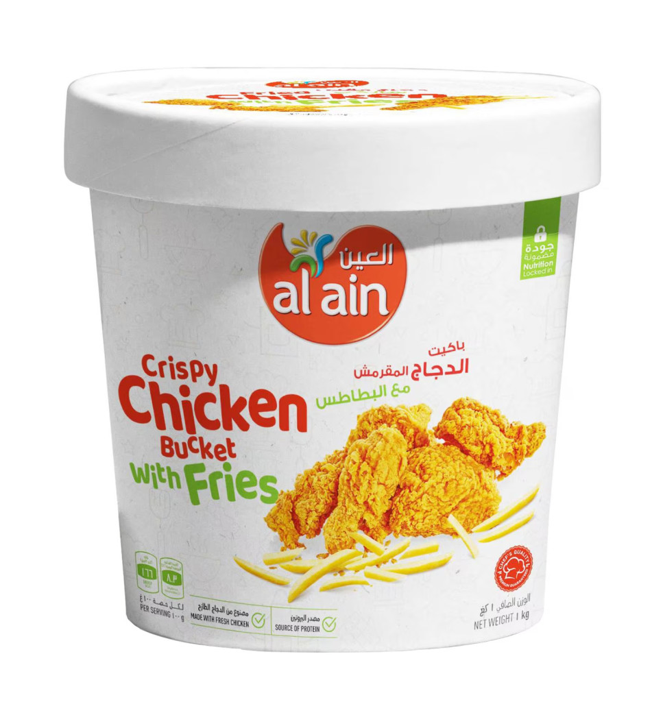 Al Ain Crispy Chicken Bucket With Fries 1Kg | Seven Emirates ...